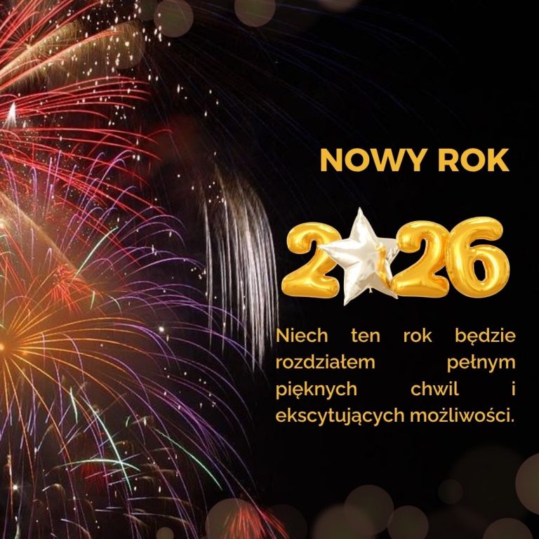 ️ 50+ Ruchome Gify na Nowy Rok 2026 i Życzenia
