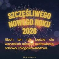 ️ 50+ Ruchome Gify na Nowy Rok 2026 i Życzenia